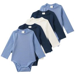 Topomini 5 Baby Bodys im Farb-Mix