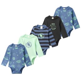 Topomini 5 Baby Bodys in verschiedenen Dessins