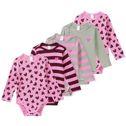 Topomini 5 Baby Bodys mit Rippstruktur