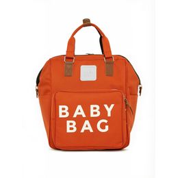 BAGMORI Damen Handtasche "BAG mori Bag Bagmori Diaper Bag", orange, Obermaterial: 100% Polyester, Taschen