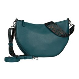 Gabor Damen Umh&auml;ngetasche "Linda", gr&uuml;n, Polyurethan, unifarben, Taschen, Damen Umh&auml;ngetasche, Handtasche, Tragetasche mit Logopr&auml;gung