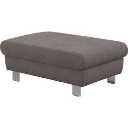 Hocker COTTA, B:100cm H:45cm T:65cm, grau, 94% POLYESTER (PES) 6%POLYAMID (PA), Wohnzimmer, Hocker, "Komaris, B: 100 cm", individuell zu kombinieren