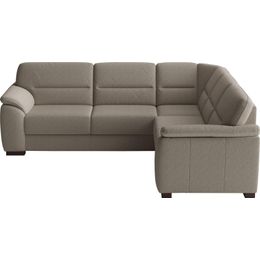 Sit & More Ecksofa SIT & MORE, B:255cm H:88cm T:225cm, beige, 95% Polyester, 9% Polyamid, Wohnzimmer, Sofas, "Montego L-Form, B: 256 cm, gro&szlig;e Stoffauswahl,