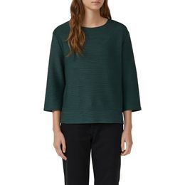 s.Oliver Damen Sweater, gr&uuml;n, Gr. 34, gestreift, Sweatware, Obermaterial: 65% Polyester, 35% Viskose, Sweatshirts, mit Streifen Muster