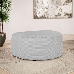 Polsterhocker OTTO HOME, B:92cm H:43cm T:69cm, grau, 100% Polyester, Hocker, "ADELLA passed zur Serie, Ma&szlig;e B/T/H: 92/69/43 cm", Hocker mit