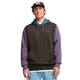 Billabong Herren Kapuzensweatshirt "Arch Block"dusty grape, Gr. M, Obermaterial: 55% Baumwolle, 25% Baumwolle, 20% Polyester., Sweatshirts