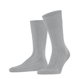 Falke Damen Socken "Tiago Dotted Line", Gr. 39, grau, Obermaterial: 93% Baumwolle CO. 5% Polyamid PA. 2% Elasthan EL., glatt, Socken