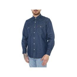 Levi's LEVI'S Button Up Shirt 'M' Barstow Western Standard Lower Haight Med Indigo Flat Finish Shirt' male size M Mixed colors