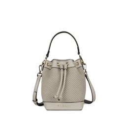 Bugatti Damen Henkeltasche "JULICE", beige, Polyurethan (PU), Taschen