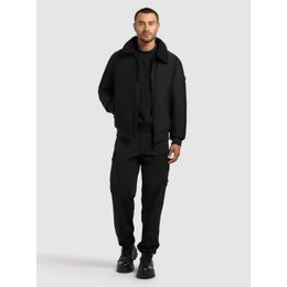 Khujo Herren Blouson "GINSTER", schwarz, Gr. XXL, unifarben, Web, 83% Polyester, 17% Elasthan, Jacken