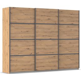 Kleiderschrank OTTO HOME, B:271cm H:210cm T:62cm, braun, Holzwerkstoff, Kinderzimmer, Schr&auml;nke, "Mehrzweckschrank Aktenschrank M&ouml;bel Mietswohnung