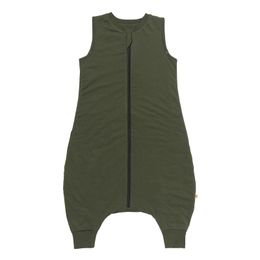 SCHLUMMERSACK Babyschlafsack "Schlafsack mit F&uuml;&szlig;en 2.5 Tog", L: 130cm, gr&uuml;n, Schlafs&auml;cke