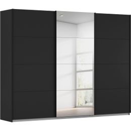 Kleiderschrank OTTO HOME, B:271cm H:210cm T:62cm, schwarz, Holzwerkstoff, Kinderzimmer, Schr&auml;nke, "Mehrzweckschrank Schwebet&uuml;renschrank Mietswohnung