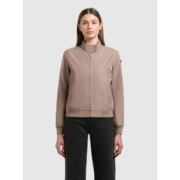 Khujo Damen Blouson "LIESEL", beige, Gr. S, unifarben, Web, 65% Baumwolle, 35% Polyester, Jacken
