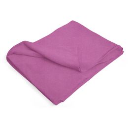 Wohndecke SETEX, B:150cm L:200cm, lila, Baumwolle, Polyester, Wohndecken, "Premium", besonders weich und kuschelig