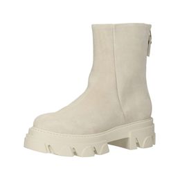 Steve Madden Damen Stiefelette "Steve Madden Stiefelette Veloursleder", Gr. 40, beige, Veloursleder, Schuhe