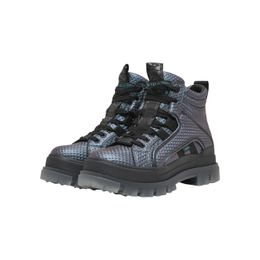 Buffalo Damen Stiefel "Buffalo ASPHA NC MID - VEGAN NAPPA", Gr. 36, silber, Kunstfaser, unifarben, Schuhe