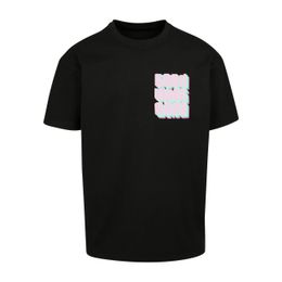 2Y STUDIOS Herren T-Shirt "2Y Studios Herren Good Vibes Only Oversize Tee 2", schwarz, Gr. XS, bedruckt, 100% Baumwolle, Shirts
