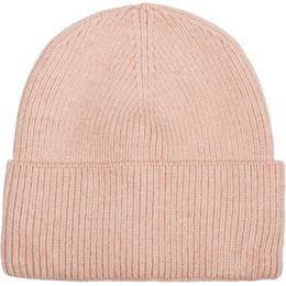 styleBREAKER Damen Strickm&uuml;tze "Strickm&uuml;tze mit Rippenmuster", rosa, Modisch, Obermaterial: 100% Polyacryl PAN., M&uuml;tzen