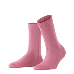 Falke Damen Socken "Family", Gr. 35, rot, Obermaterial: 92% Baumwolle CO. 7% Polyamid PA. 1% Elasthan EL., glatt, Socken