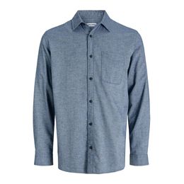 Jack & Jones JACK & JONES Button Up Shirt 'JJECLASSIC' male size XL Blue denim