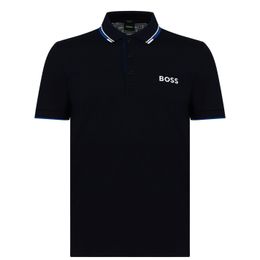BOSS - "Paddy Pro" Poloshirt f&uuml;r Herren, Baumwolle Piqu&eacute; (Marine)