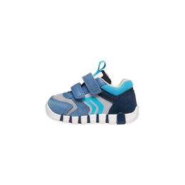 Geox Lupidoo B.D. Suede Mesh Kinder-Sneaker aus Leder Dunkler Himmel | Gr.: 20