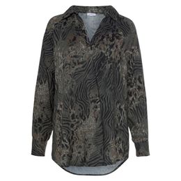 Lascana Bluse Damen Gr&ouml;&szlig;e M beige / grau / schwarz