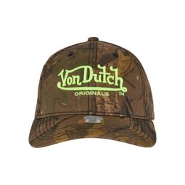 Von Dutch Herren Snapback Cap "Von Dutch DAD BASEBALL CAPS"camo woodland, 100% Baumwolle, Caps