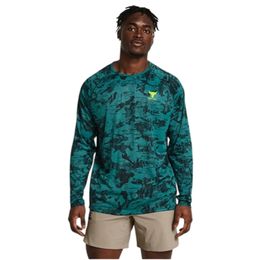 Under Armour - "Project Rock" Oberteil f&uuml;r Herren, Iso-Chill-Material (Gr&uuml;n/Schwarz)