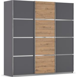 Kleiderschrank OTTO HOME, B:203cm H:210cm T:62cm, grau, Holzwerkstoff, Kinderzimmer, Schr&auml;nke, "Mehrzweckschrank Aktenschrank M&ouml;bel Mietswohnung