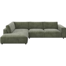Ecksofa Musterring, B:330cm H:81cm T:224cm, gr&uuml;n, 88% Polyester, 12% Polyacryl, Wohnzimmer, Sofas, "MR LUCIA, Luxuri&ouml;se Wohlf&uuml;hlgarnitur von