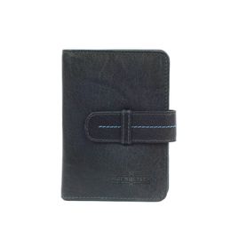 MARGELISCH Damen Geldb&ouml;rse "Z&uuml;rich 1", blau, Leder, Kleinlederwaren, aus LWG zertifiziertem Leder