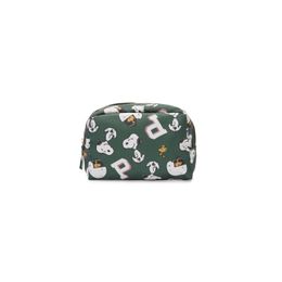 Codello Damen Kosmetiktasche "Codello Tasche", gr&uuml;n, Obermaterial: 100% Polyester PES., Taschen, mit Peanuts-Motiven