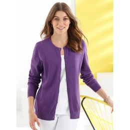 Sieh an! Strickjacke in lila | Gr.: 40