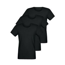 LISCA 3er Pack T-Shirt in black | Gr.: S