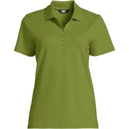 LANDS' END Supima&reg; Polo-Shirt in Petite-Gr&ouml;&szlig;e f&uuml;r Damen, Damen, size: petite, Gr&uuml;n, Baumwolle, by Lands' End