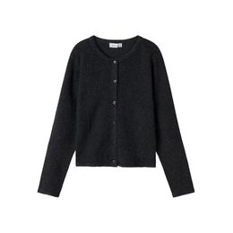 name it Strickjacke in Dark Grey Melange | Gr.: 146/152