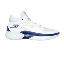 Skechers - "Resagrip" Gefleckt Sneaker f&uuml;r Herren (Wei&szlig;/Blau)