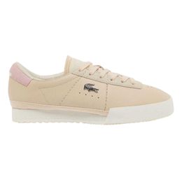 Lacoste - Logo Sneaker f&uuml;r Damen, Leder (Naturwei&szlig;)