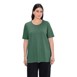 Ulla Popken Shirt in dunkel eukalyptus | Gr.: 58-60