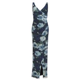 Swing Kleid in Dunkelblau/ Bunt - 69% | Gr&ouml;&szlig;e 38 | Damen-kleider