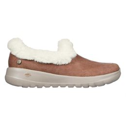 Skechers - "Go Walk Joy" Sneaker f&uuml;r Damen, Wildlederimitat (Kastanie)