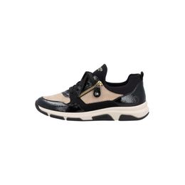 Remonte Leder-Low-Top-Sneaker aus Frankreich Schwarz | Gr.: 38