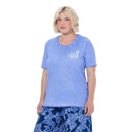 Ulla Popken Shirt in kornblume | Gr.: 42-44