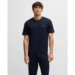 BOSS Orange Pyjama-T-Shirt in Dunkelblau
