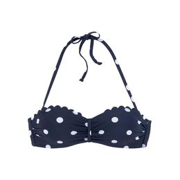 Lascana Bikini-Oberteil in Dunkelblau - 51% | Gr&ouml;&szlig;e 38C-Cup | Damen-bademode