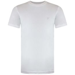 Lyle & Scott Lyle & Scott Herren T-Shirt &bdquo;Tonal Eagle&ldquo; in Wei&szlig;