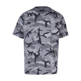 Urban Classics Herren T-Shirt "Urban Classics Herren Heavy Oversized Camo Tee", grau, Gr. M, gemustert, 100% Baumwolle, Shirts