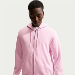 Nike - "Sportswear Club" Hoodie mit durchgehendem Rei&szlig;verschluss f&uuml;r Herren (Schaum Pink)